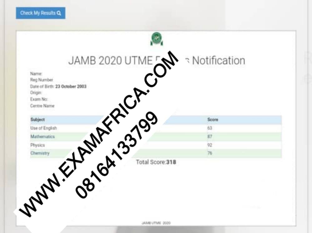 Our JAMB Students' Results And Other Proof