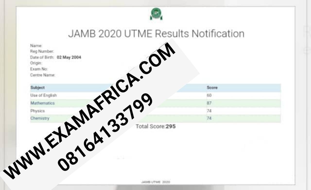 Our JAMB Students' Results And Other Proof